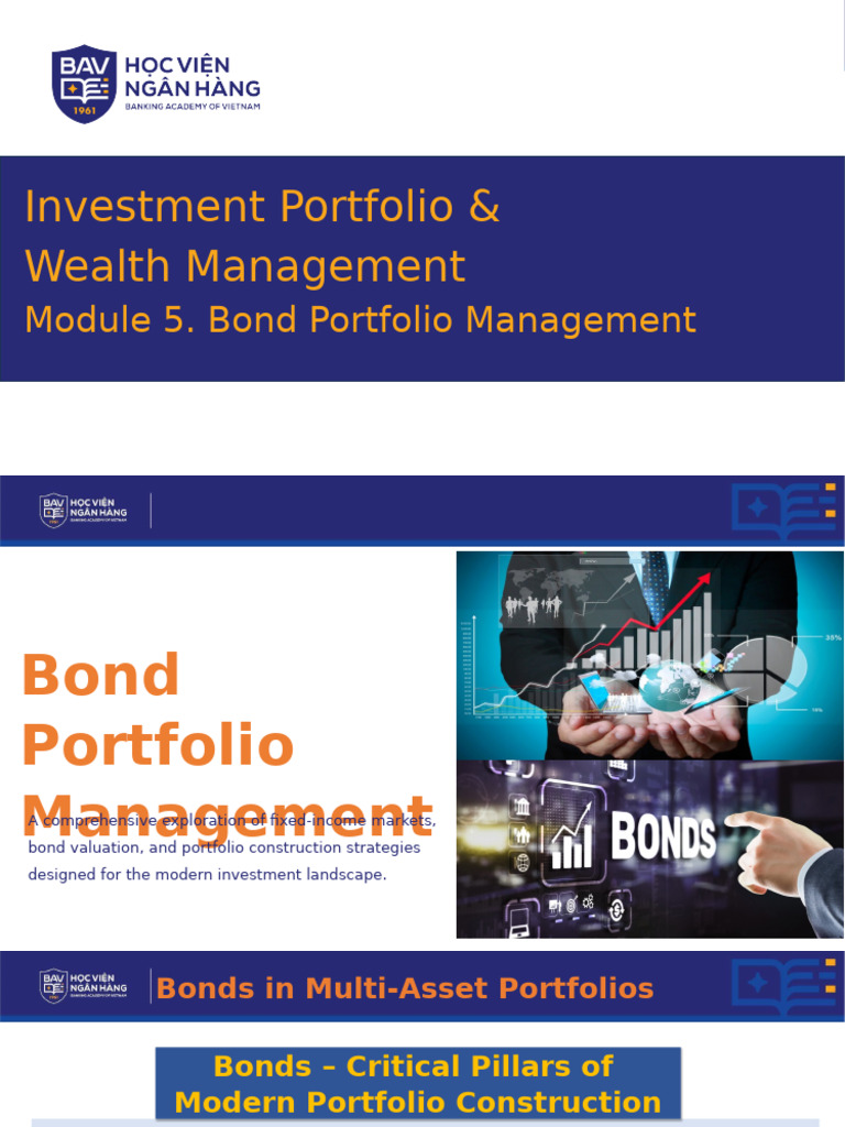 Bond Portfolio Management Strategies | PDF | Bonds (Finance) | Yield ...