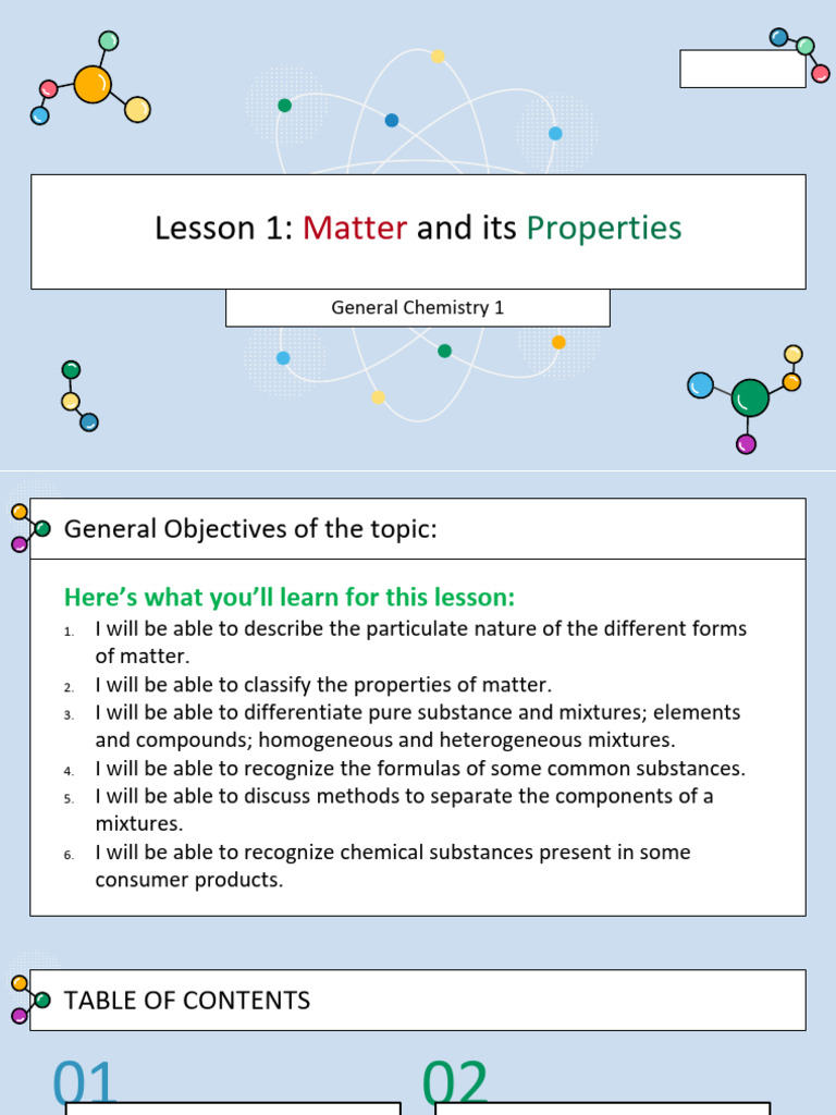 The Nature of Chemistry 1 | PDF | Matter | Chemical Substances