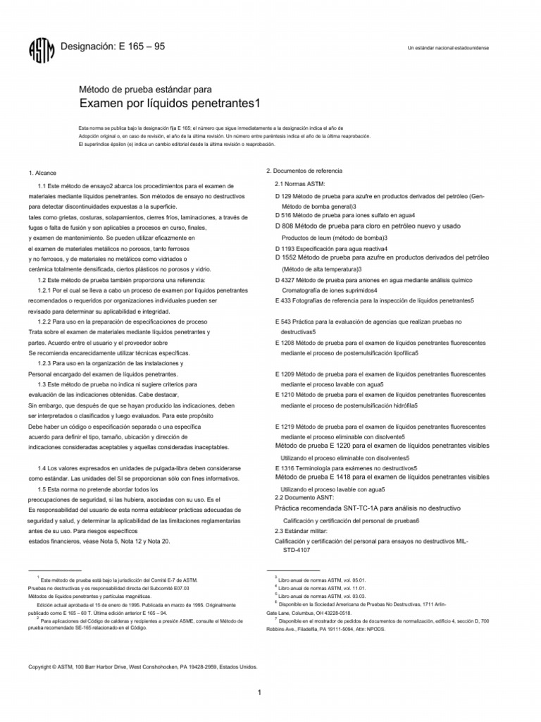 ASTM E 165 95 Standard Test Method-for-Liquid-Penetrant-Examination ...