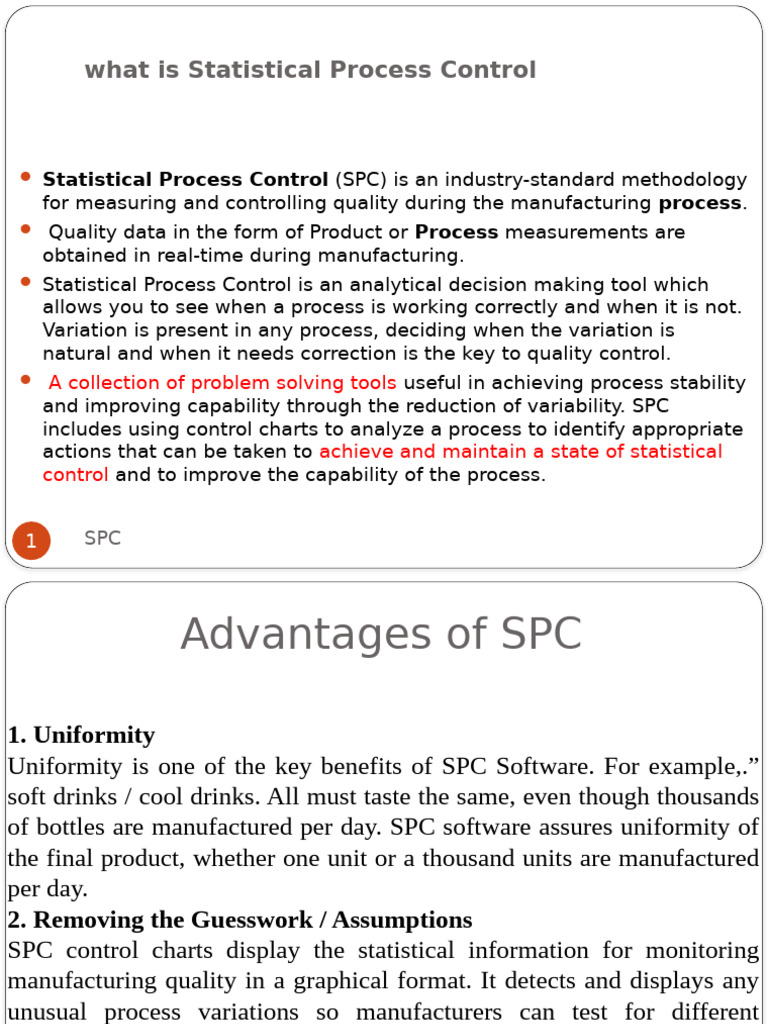 Statistical Process Control | PDF | Statistics