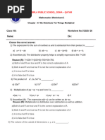 Class 9 Maths Chapter 1 Worksheet | PDF | Numbers | Rational Number