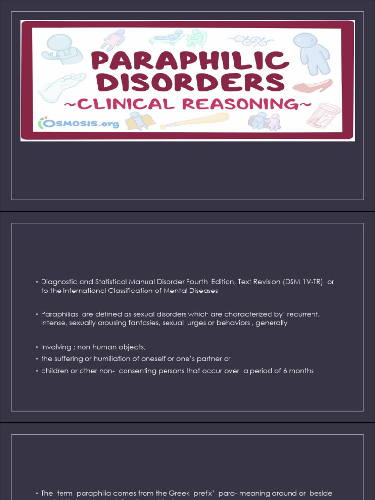 Paraphilic Disorders 2 | PDF | Sadomasochism | Pedophilia
