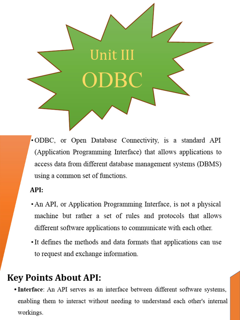 ODBC | PDF | Databases | Information Technology Management