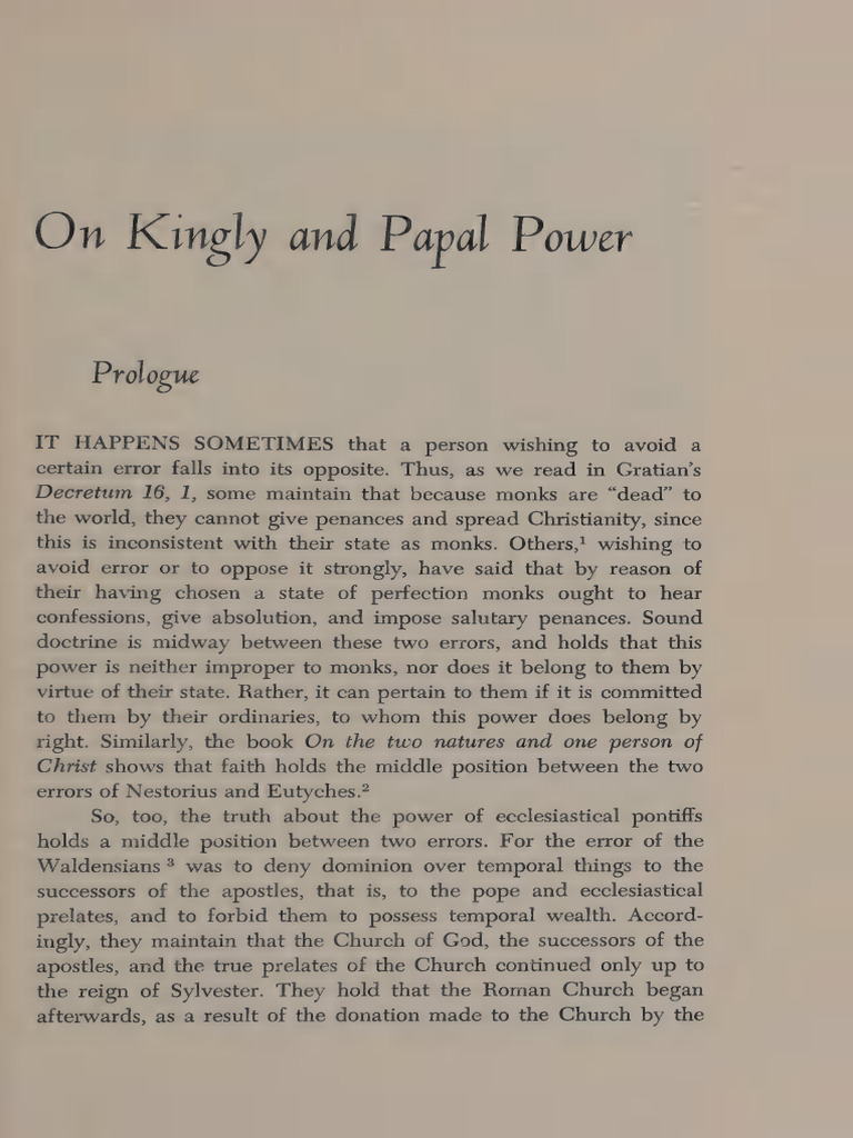 Kmely and Papal Power Explained | PDF | Priest | Catholic Church