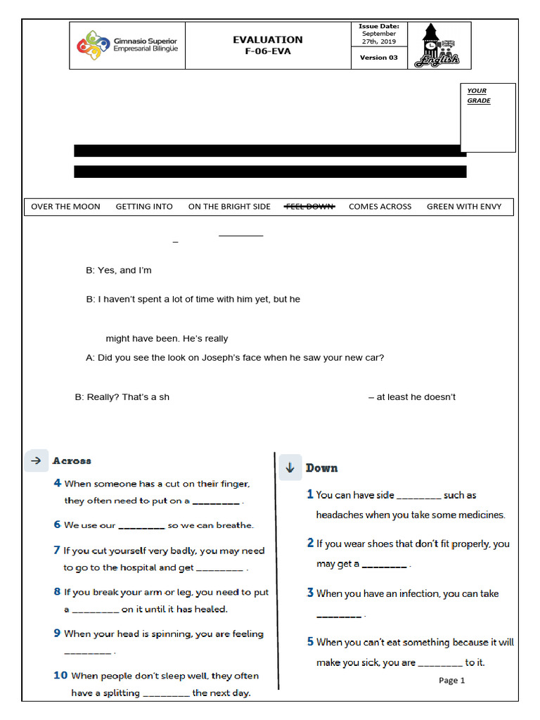 300425-062412First Term Level Out Exam | PDF | Verb | English Language