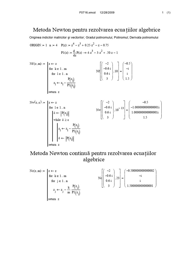 Mathcad - F0716 | PDF