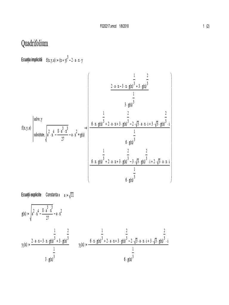 Mathcad - F020217 | PDF