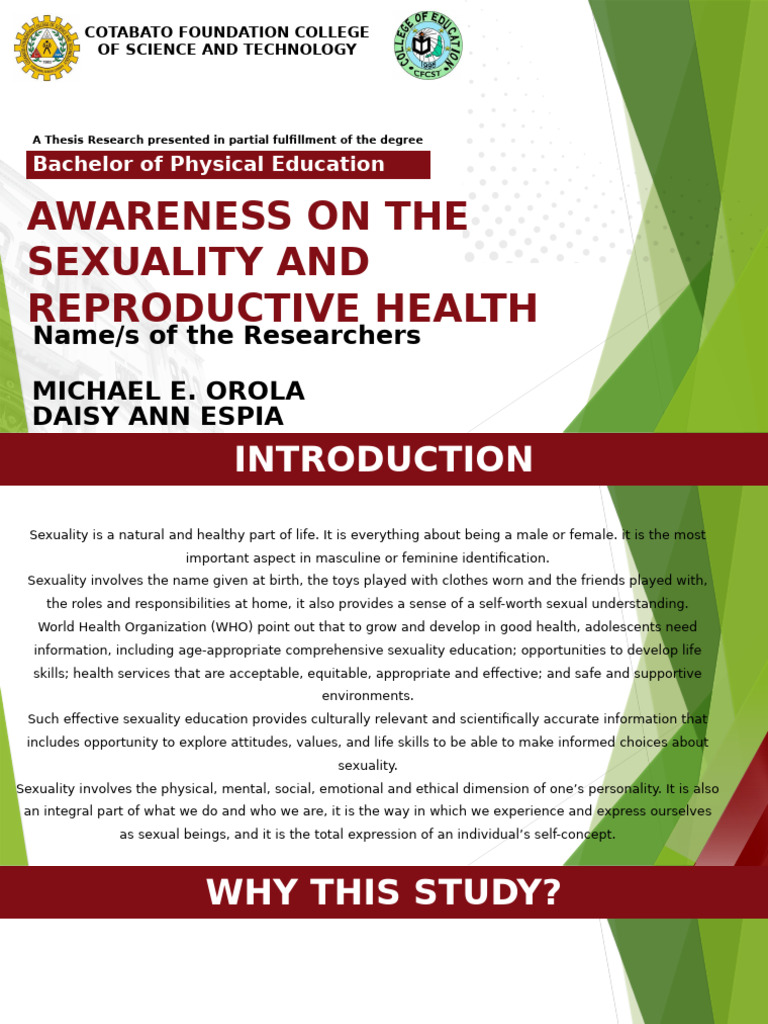 Presentation Template 1 | PDF | Sex Education | Human Sexuality