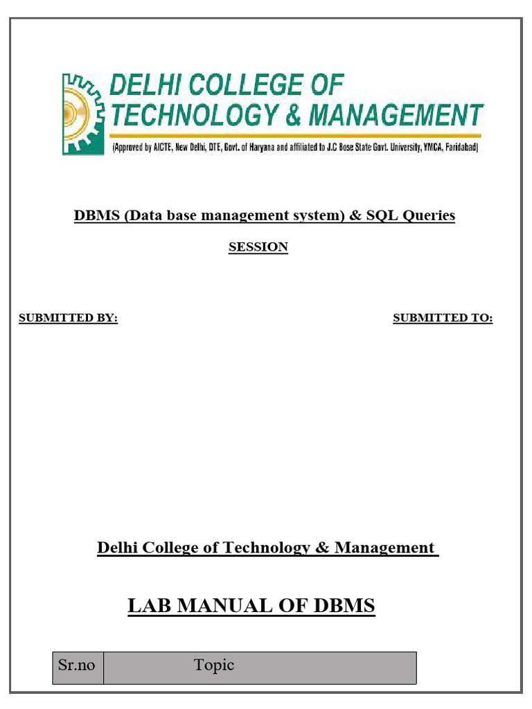 DBMS FILE1 | PDF | Sql | Relational Database