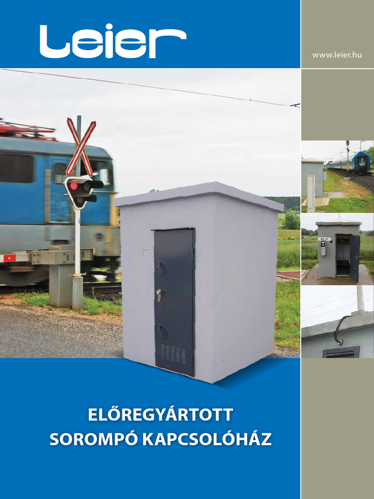 Leier Eloregyartott Sorompo Kapcsolohaz Prospektus | PDF