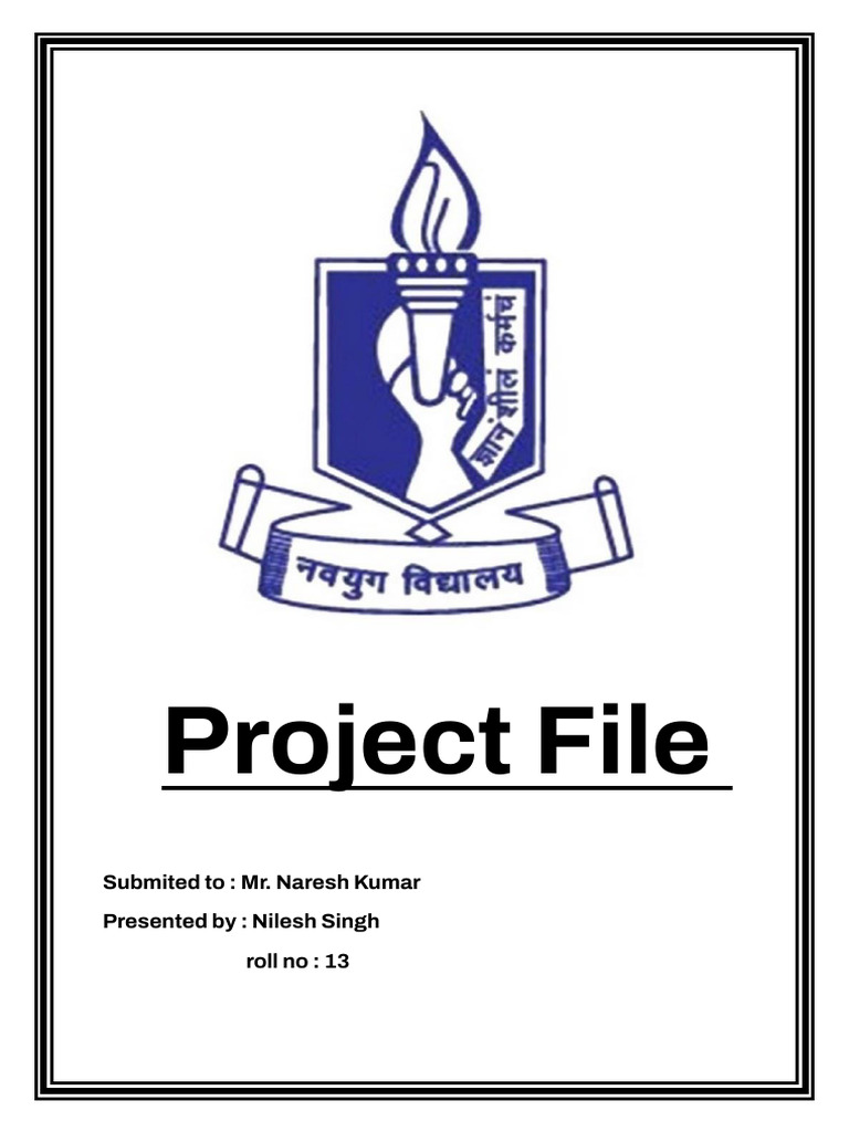 Project File Computer Science | PDF | Discrete Mathematics | Computing