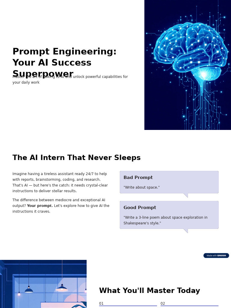 Prompt Engineering Your AI Success Superpower | PDF | Artificial ...