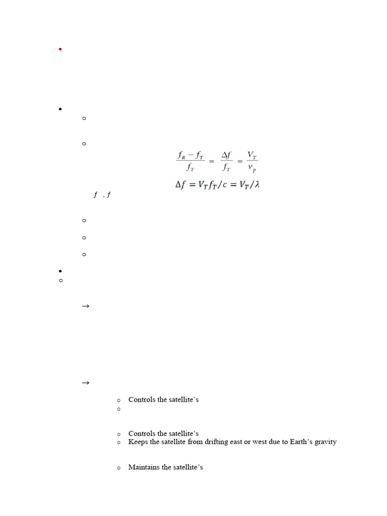 SC Notes 1.7 | PDF | Satellite | Eclipse