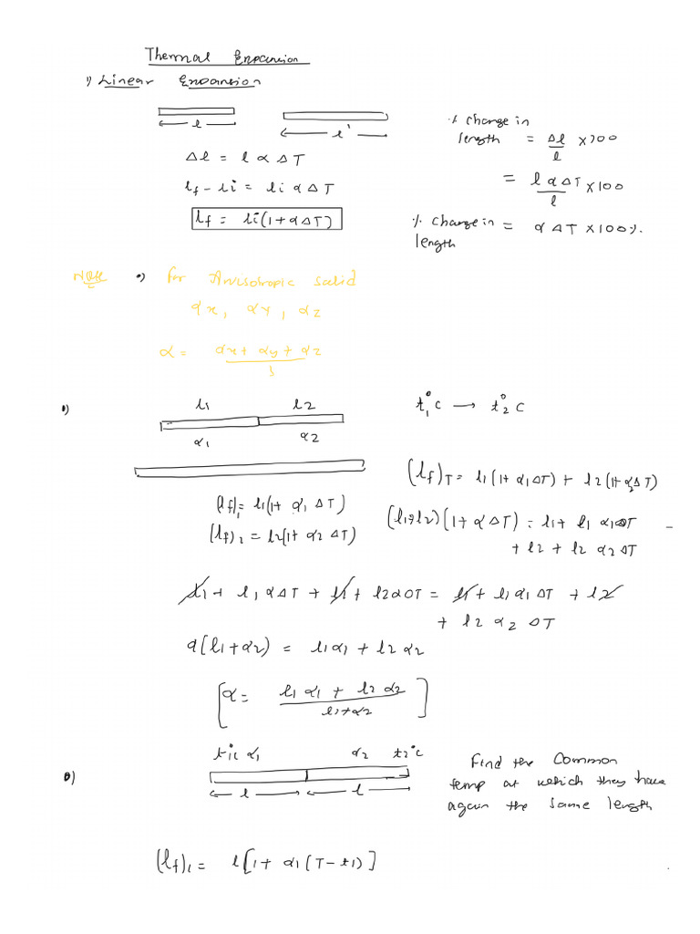 Thermal Expansion | PDF