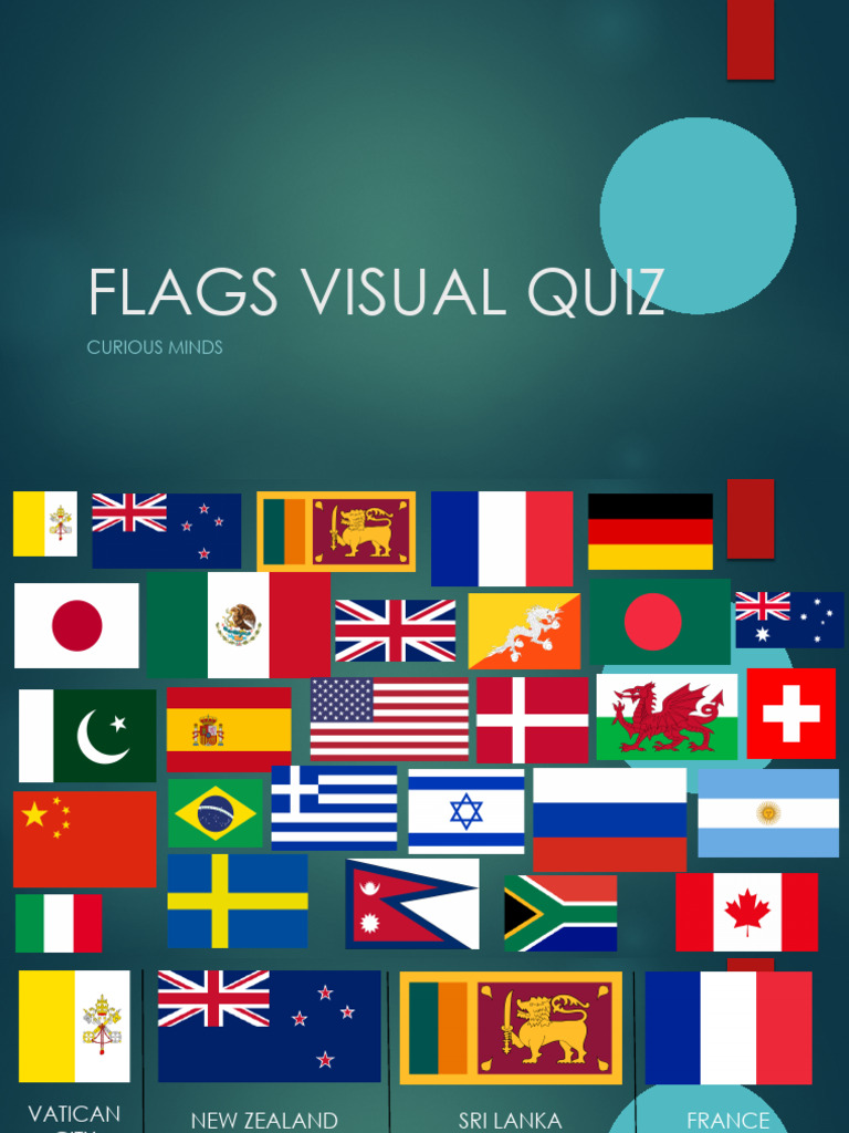 Flags Visual Quiz for Curious Minds | PDF