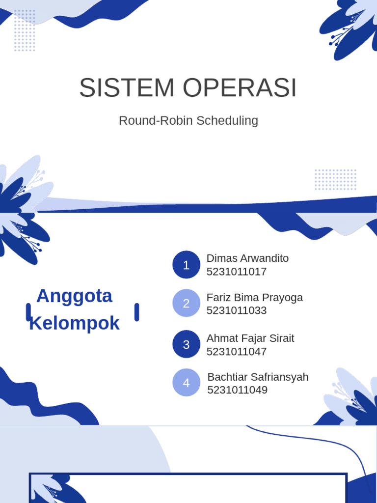 Panduan Lengkap Round-Robin Scheduling | PDF