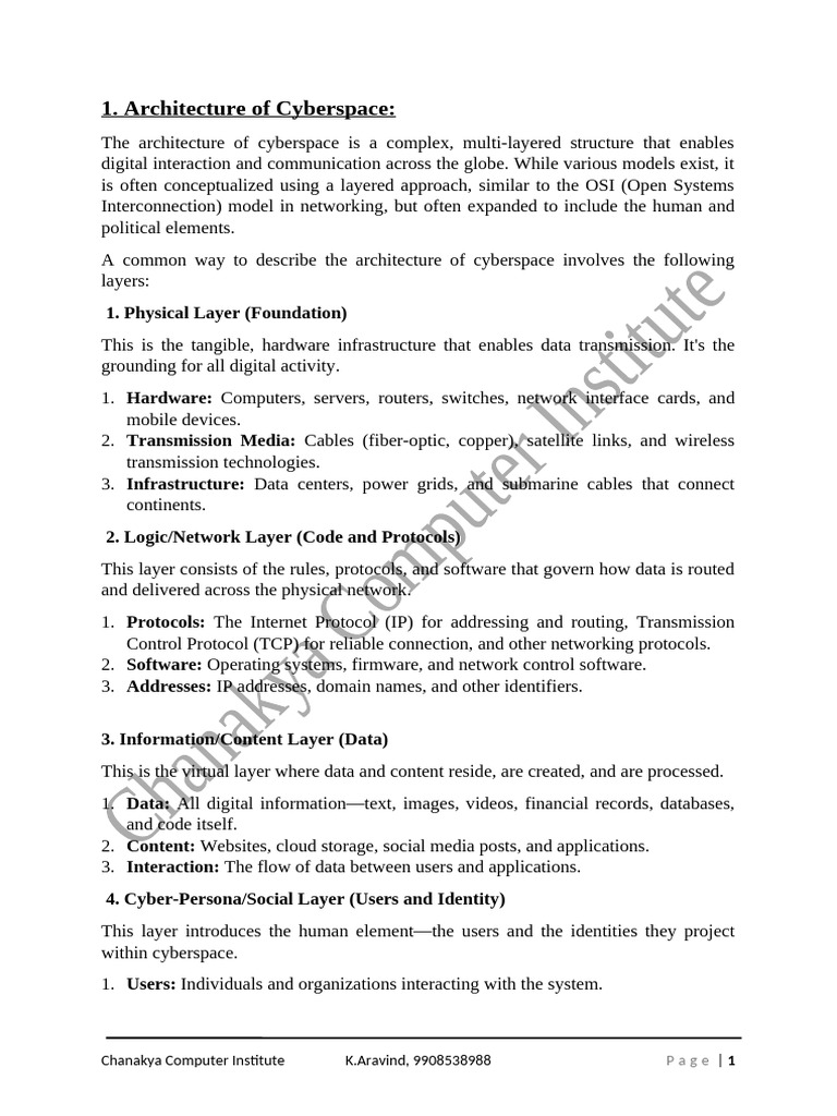 CyberSecurity Notes | PDF | Security | Computer Security
