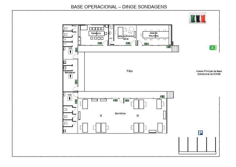 Estrutura da Base Operacional DINGE | PDF