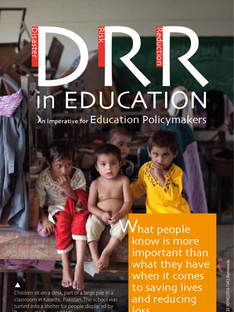 UNESCO_DRR in Education Brochure | Emergency Management | Disaster Risk ...