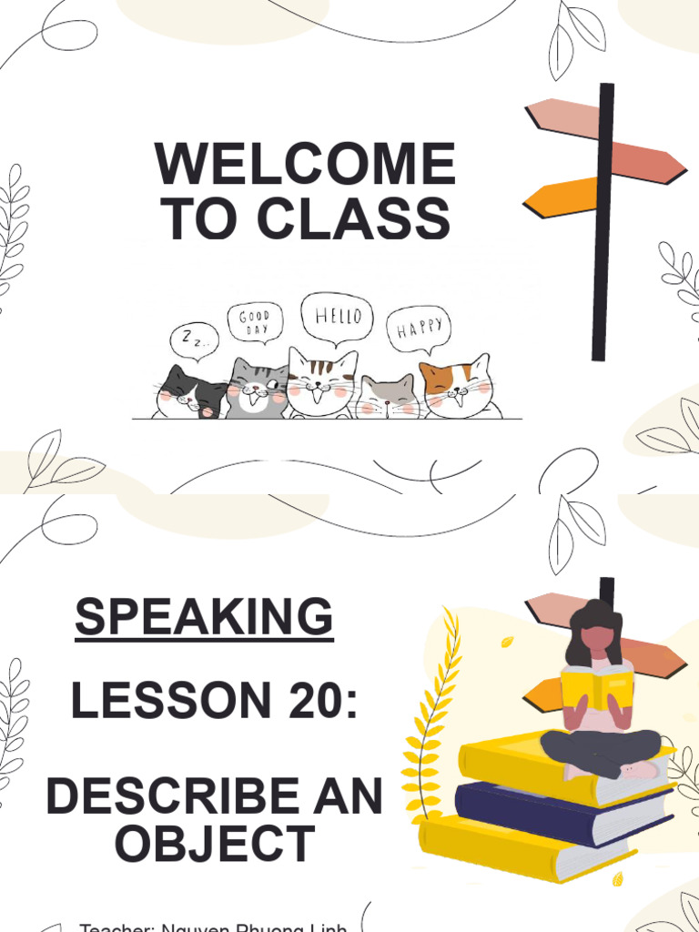Lesson 20 - Speaking - Describe an Object.pptx | PDF