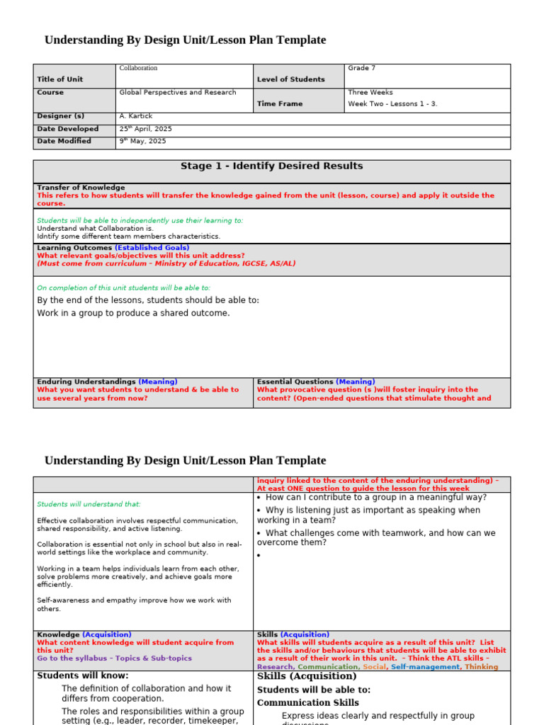 Kartick Wk 2 Gpr (f1) t3 Journal | PDF | Educational Assessment | Learning