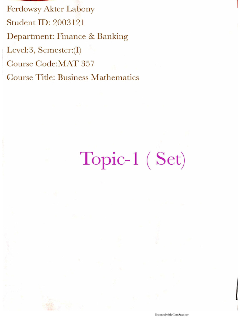 Assignment FIB BBA 2022 Final | PDF