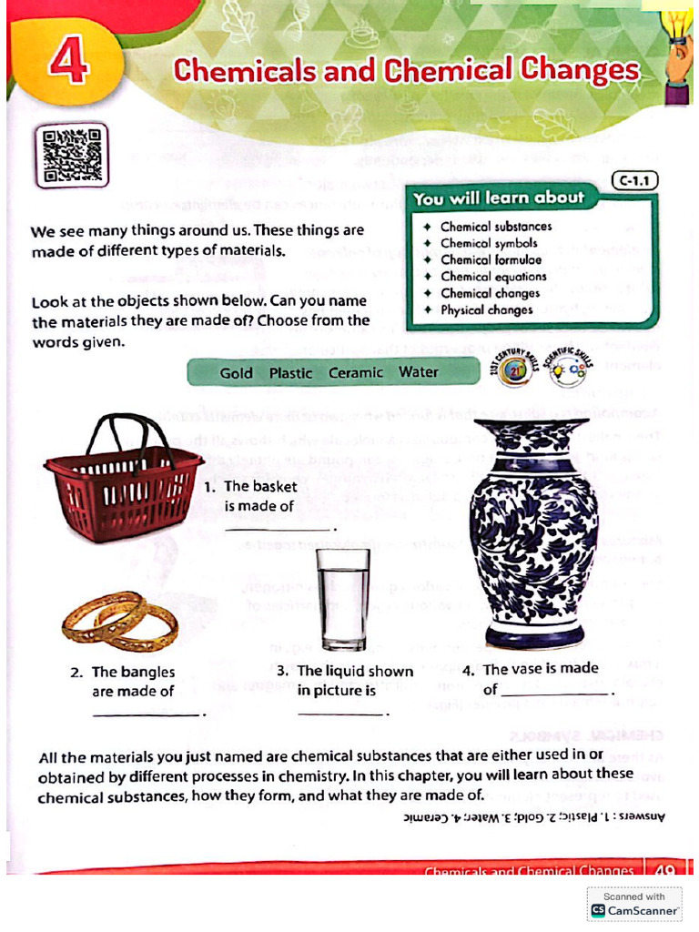 Chemicals and Chemical Changes | PDF