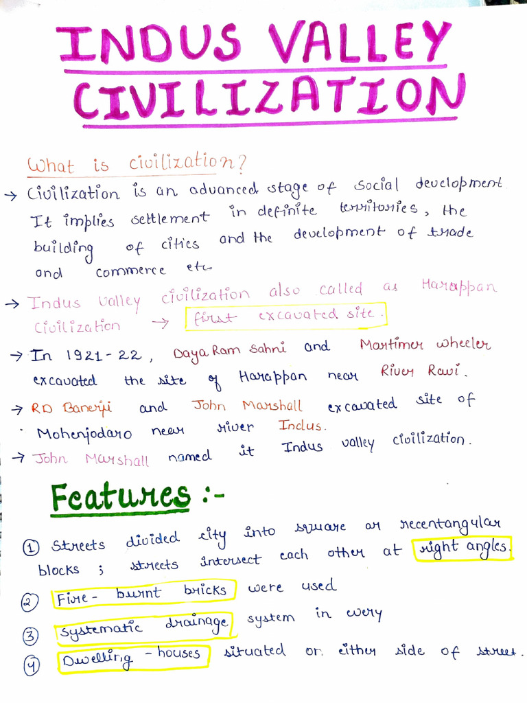 Indus Valley Civilization Overview | PDF