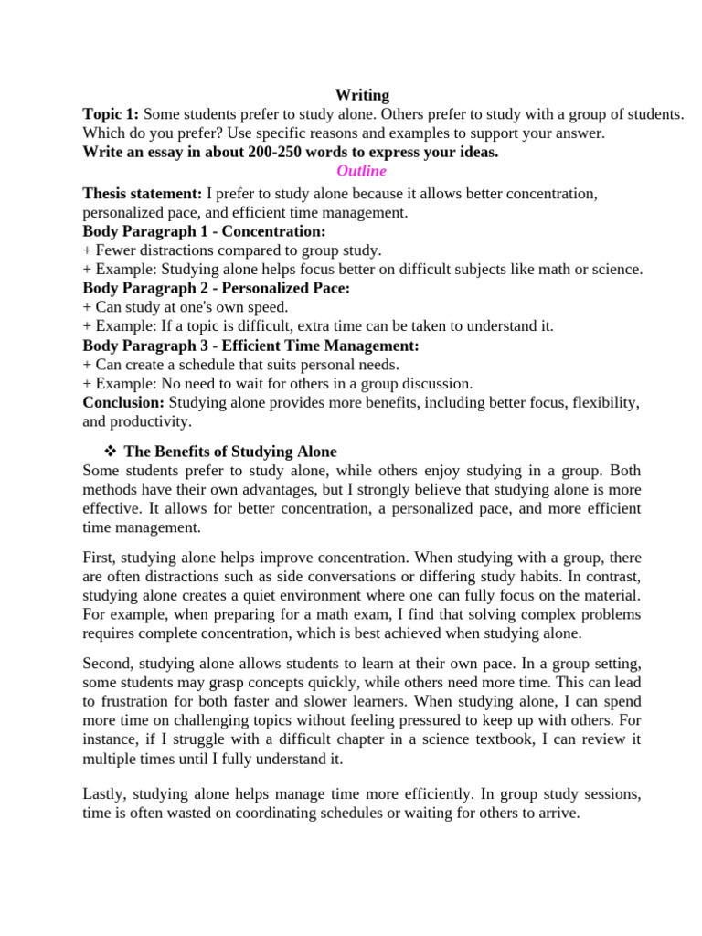 Writing 1 | PDF | Learning | Critical Thinking