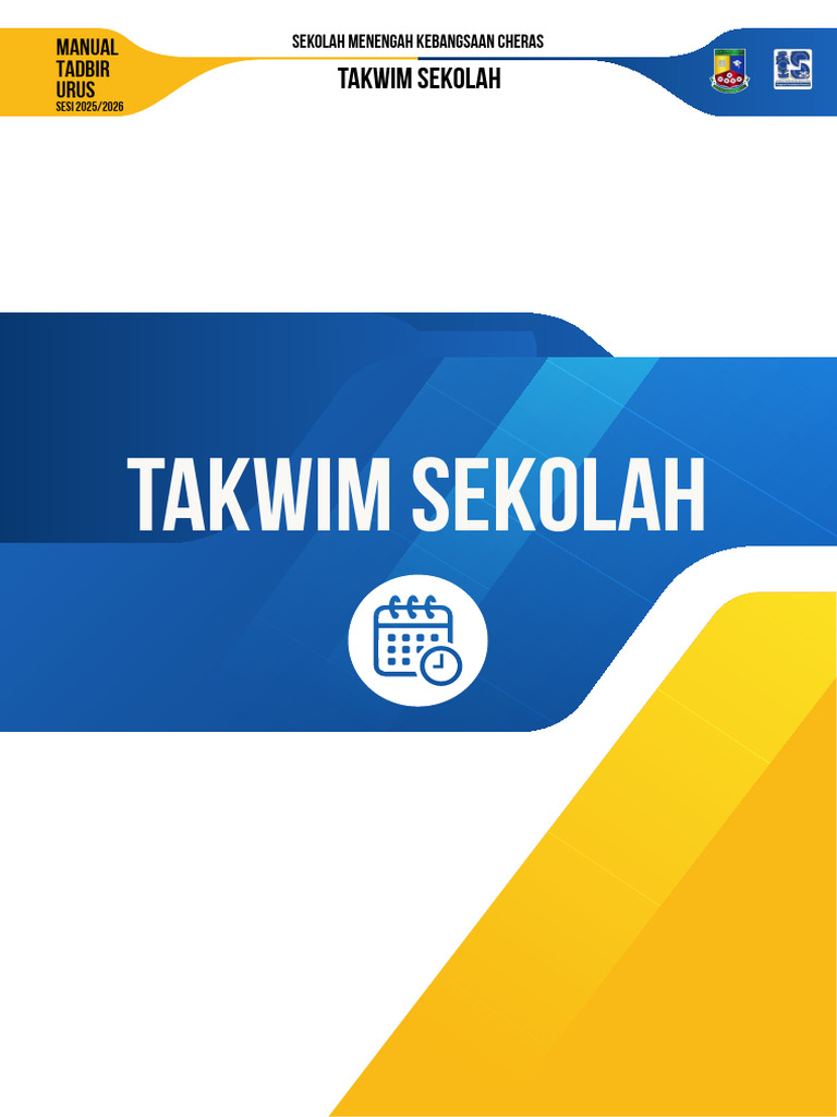 Takwim Sekolah SMK Cheras 2025/2026 | PDF
