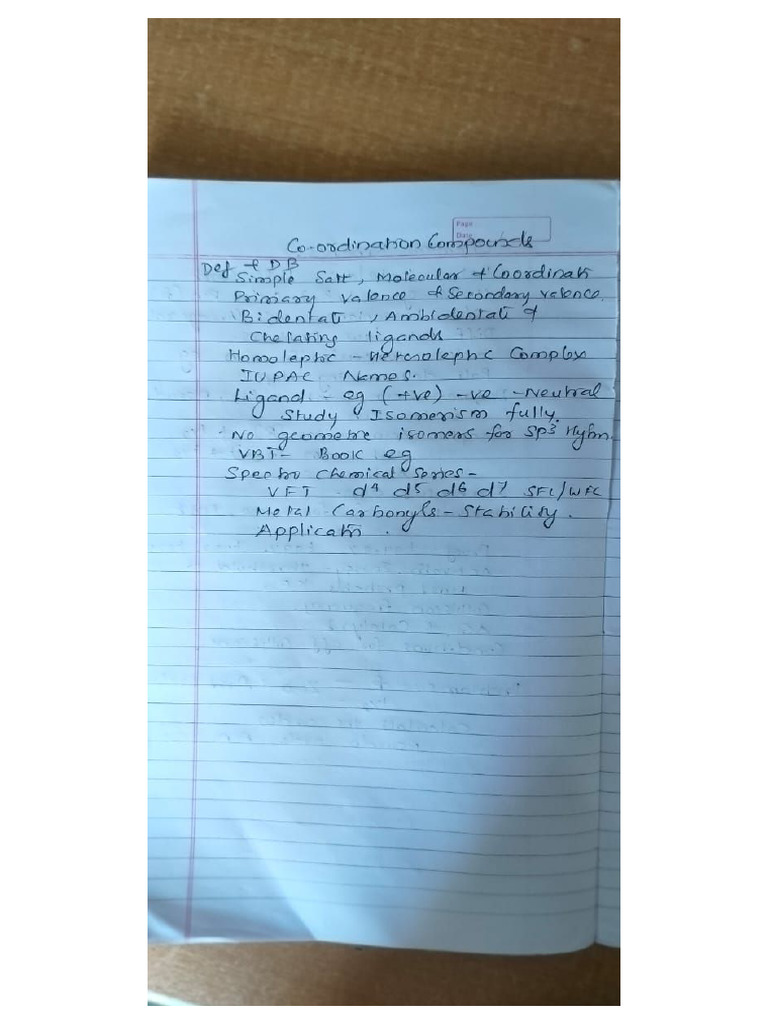 Chemistry Important Concepts | PDF