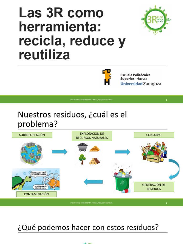 Las 3R | PDF | Residuos | Reciclaje