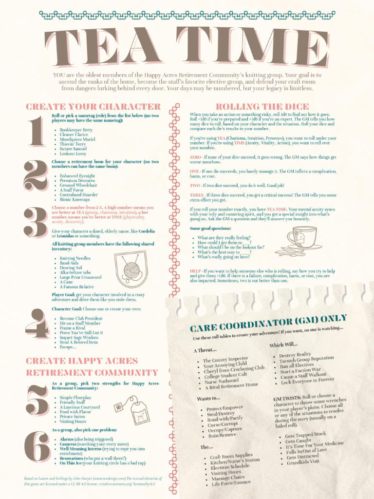 Tea Time One Page Draft | PDF