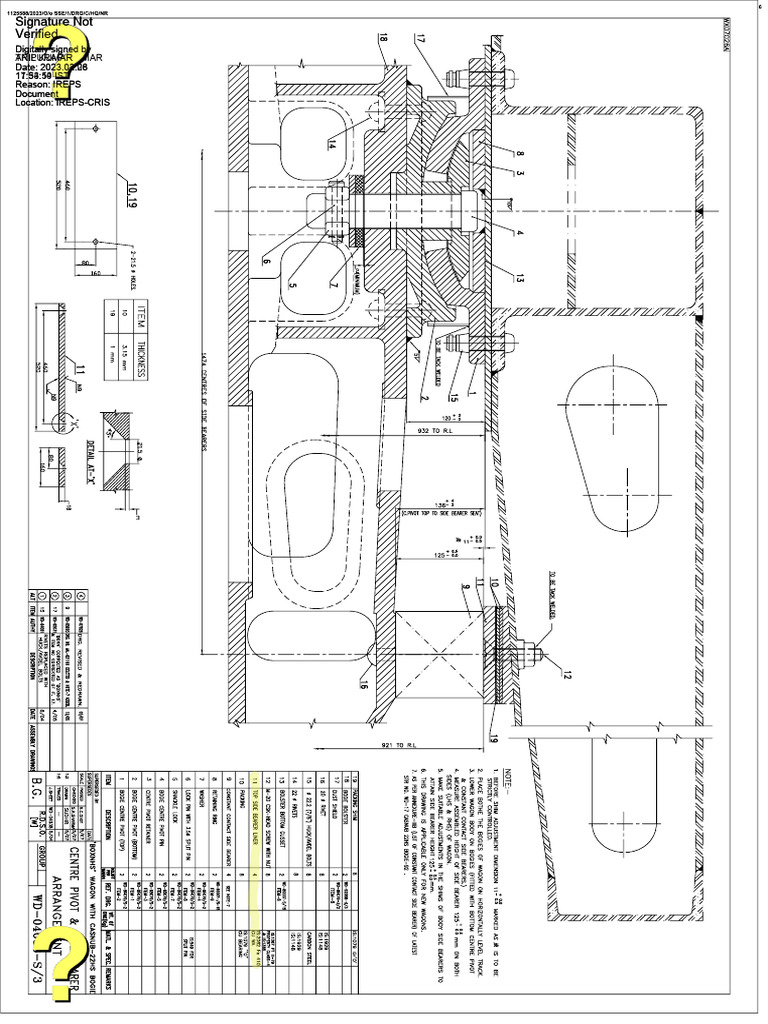 BOXNHS Centre Pivot Arrangement | PDF