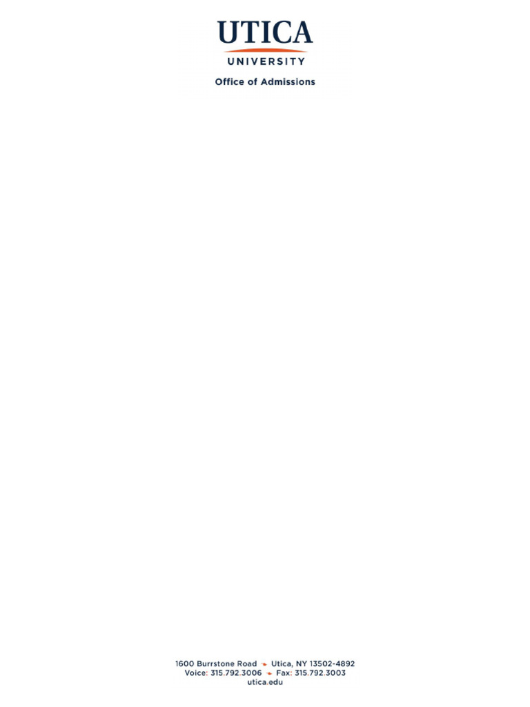 Utica University | PDF