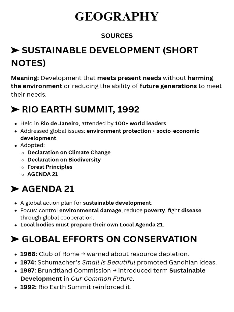Geography | PDF | Sustainability | Sustainable Development