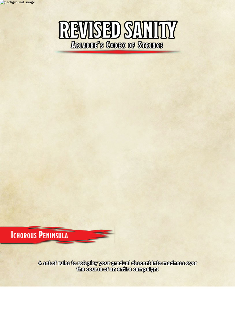 Revised Sanity - Ariadne's House Rules - The Homebrewery | PDF | The ...