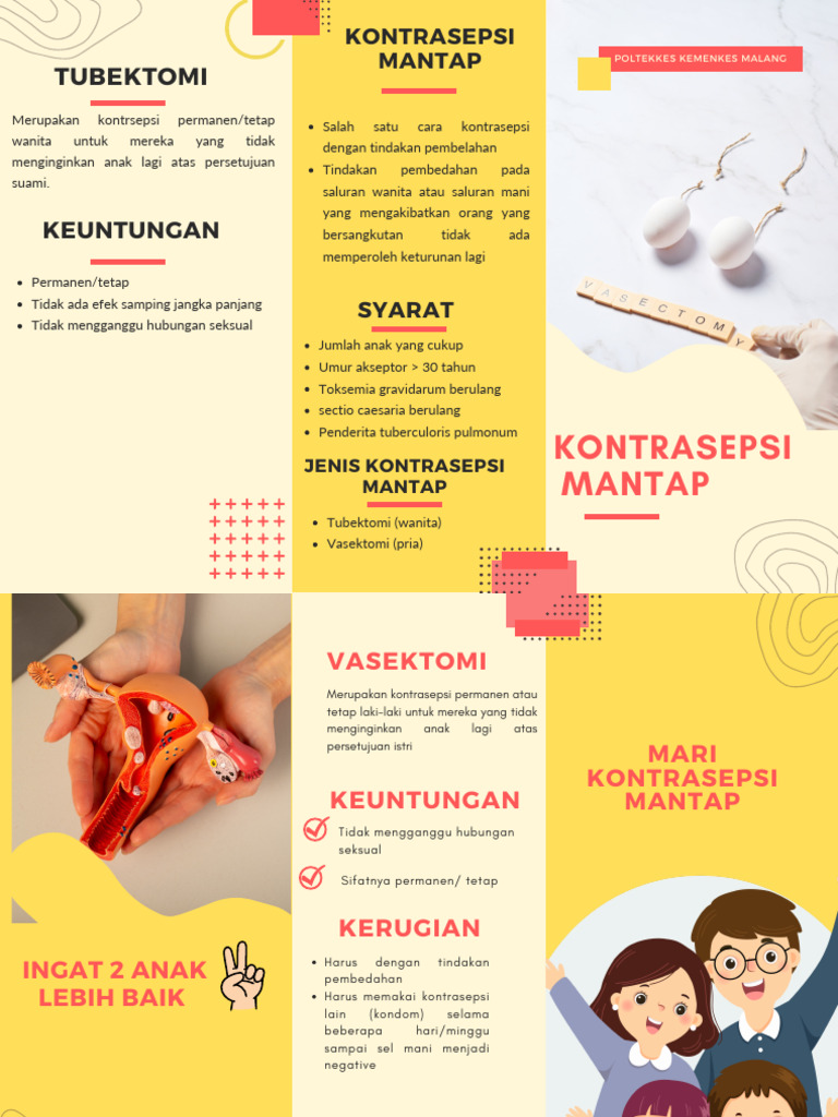 Leaflet Kontrasepsi Mantap | PDF