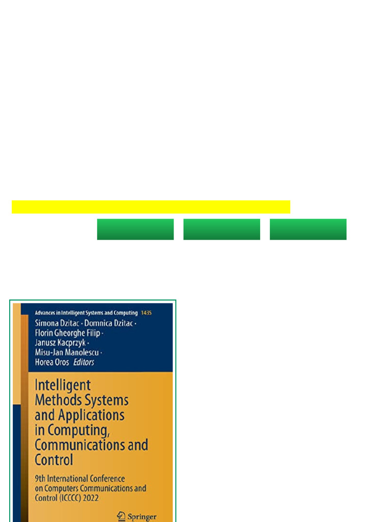 (Ebook) Intelligent Methods Systems and Applications in Computing ...