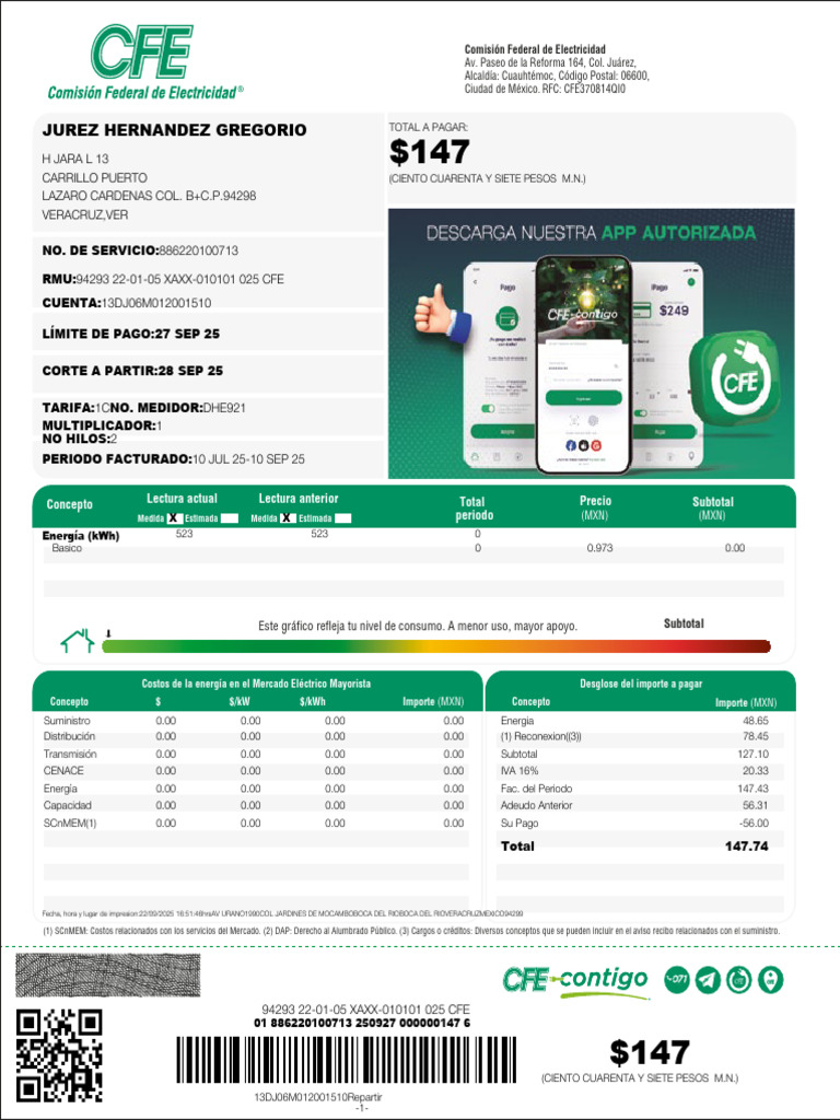 Comprobante de Domicilio | PDF