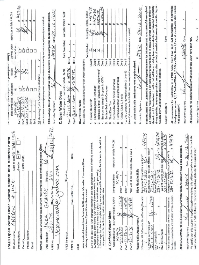 Andrew Padi Referal | PDF