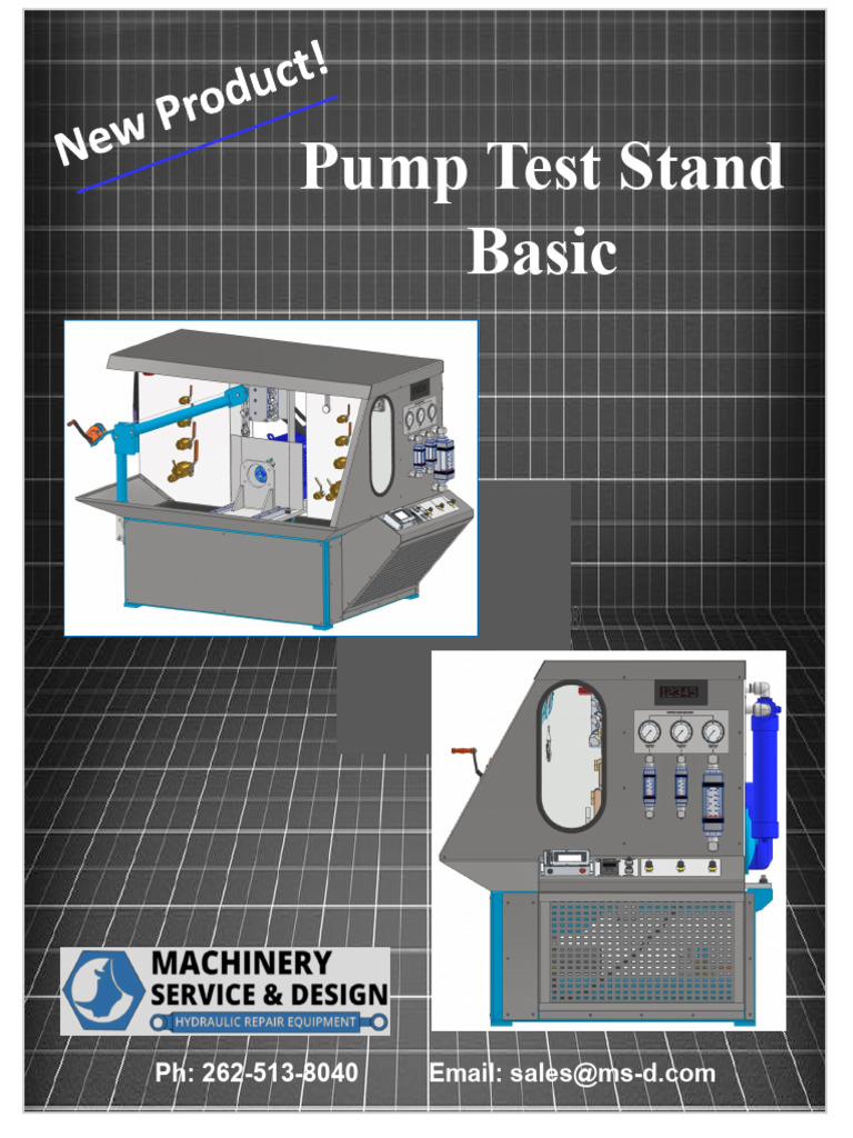 Pump Test Stand Basic MSD Pts Basic | PDF | Pressure Measurement | Flow ...