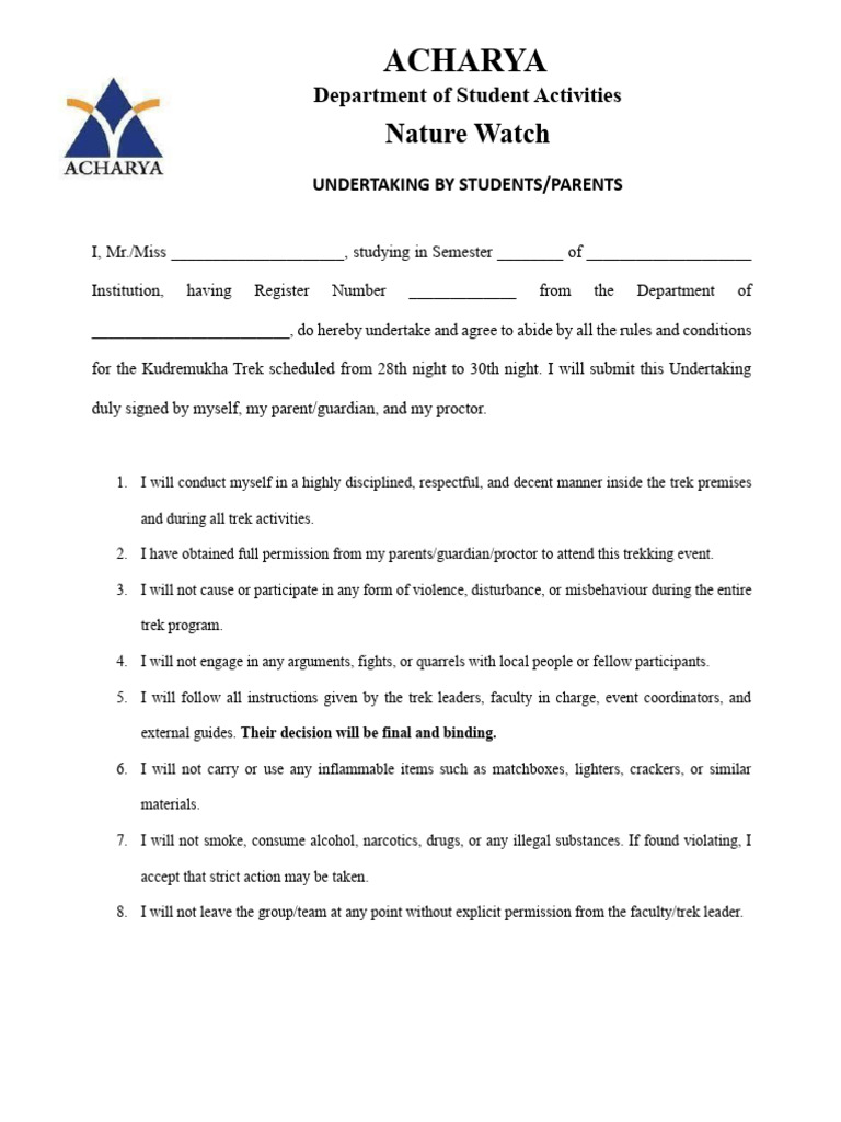 Undertaking Letter Final | PDF