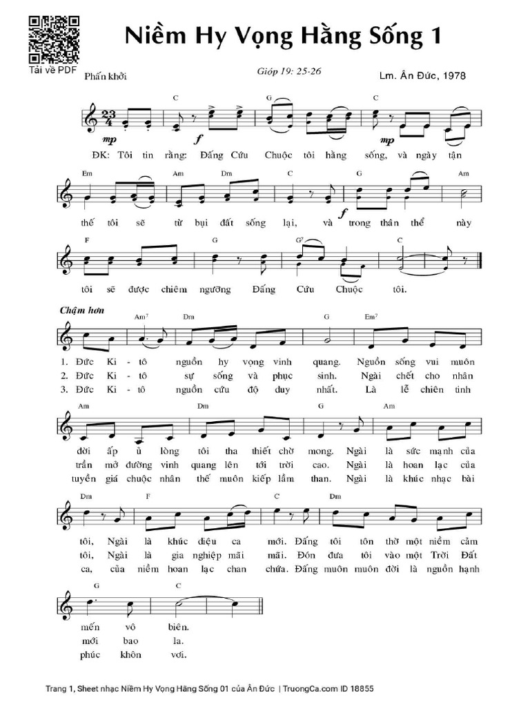Niem Hy Vong Hang Song 01 An Duc | PDF