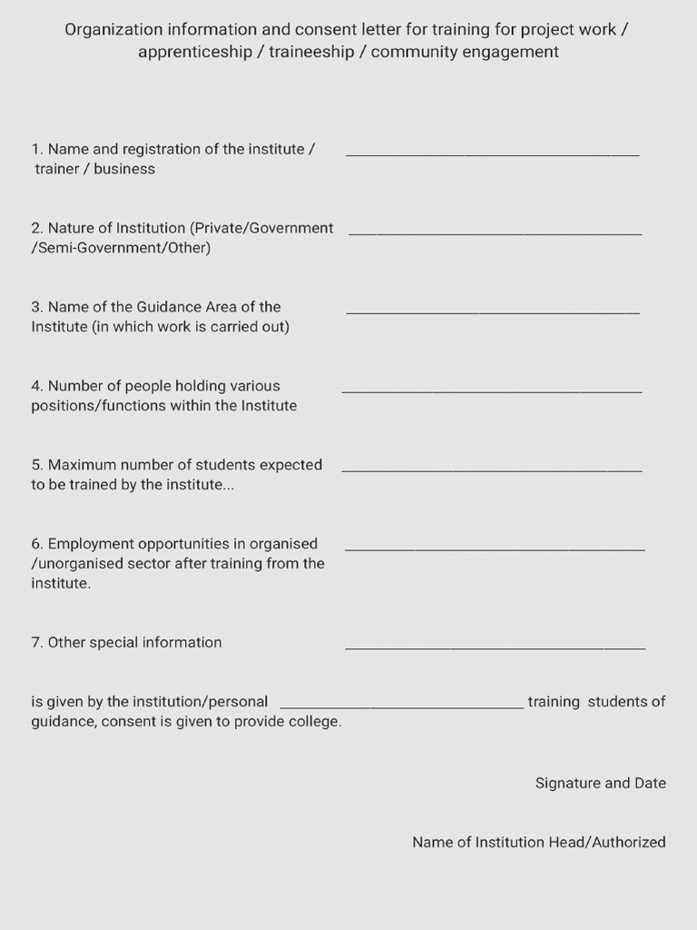 College Field Project Serial Forms | PDF
