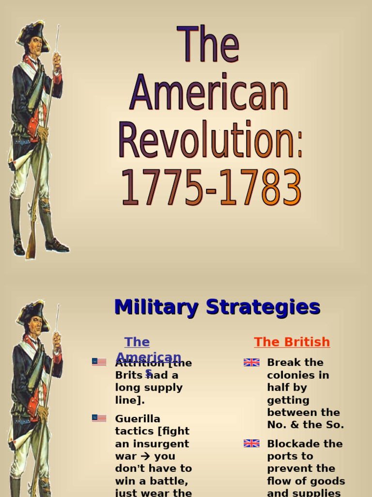 Key Military Strategies in the American Revolution | PDF ...