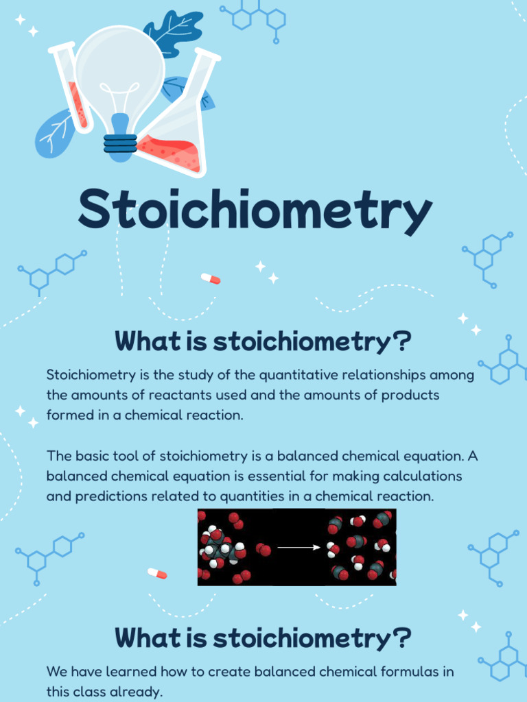 Stoichiometry | PDF | Stoichiometry | Mole (Unit)