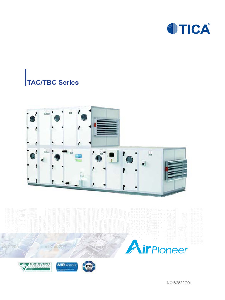 Tica Modular Air Handling Unit | PDF | Building Insulation | Temperature