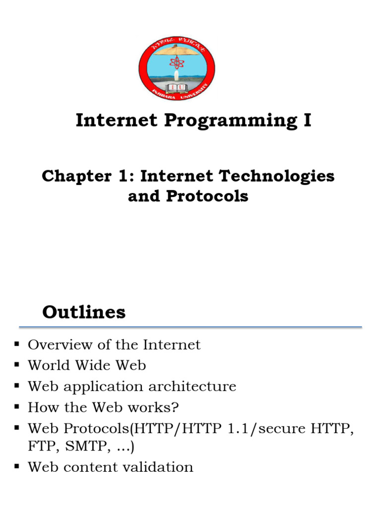 Internet Technologies and Protocols Overview | PDF | World Wide Web ...