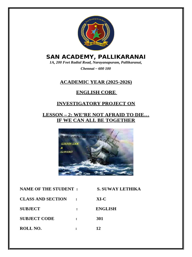 English Project | PDF | Courage | Love